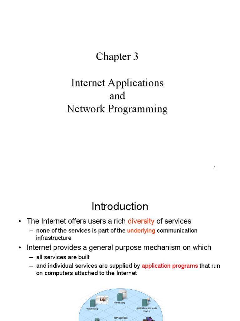 Internet Applications and Network Programming | PDF | Network Socket | Port (Computer Networking)