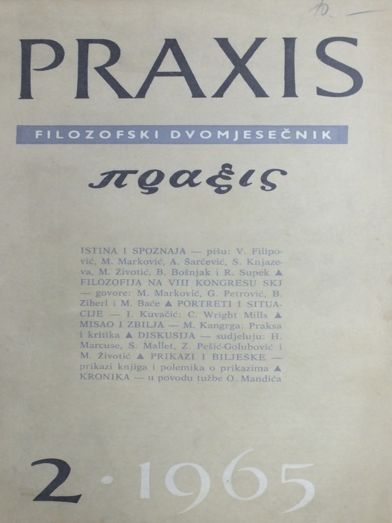 Praxis 2-1965 PDF | PDF
