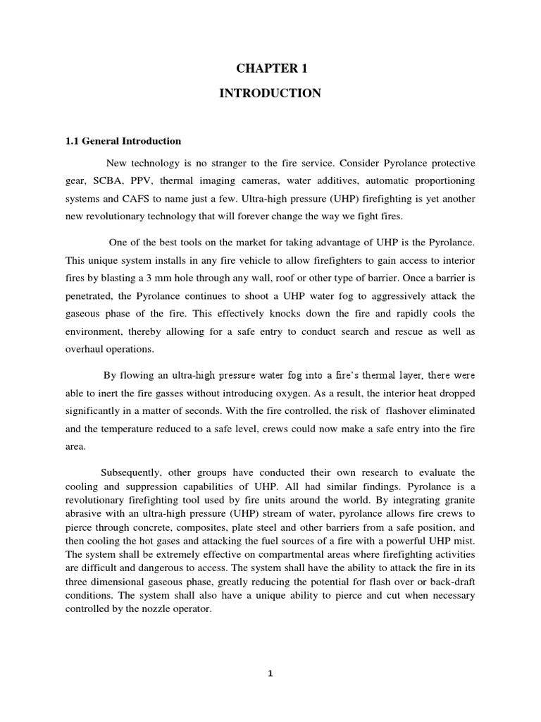 Pyrolance UHP System Introduction | PDF | Wildfire | Firefighting