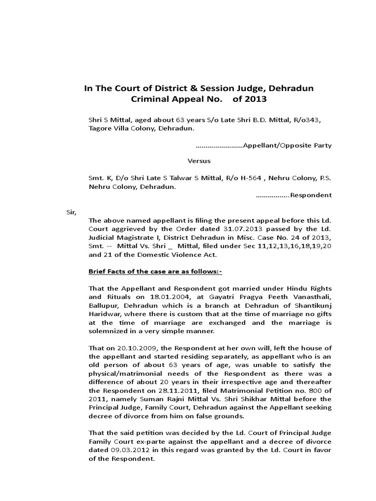 Appeal Criminal | PDF | Affidavit | Appeal