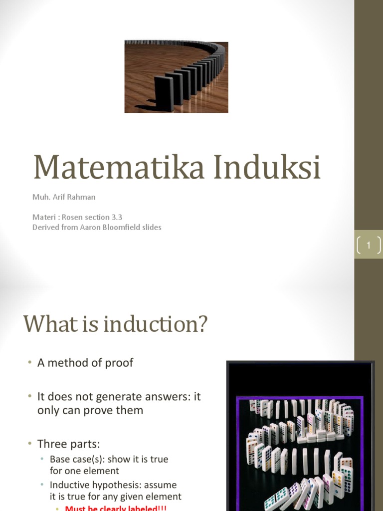 Proof of the Sum of the First n Positive Even Integers Using Mathematical Induction | PDF ...