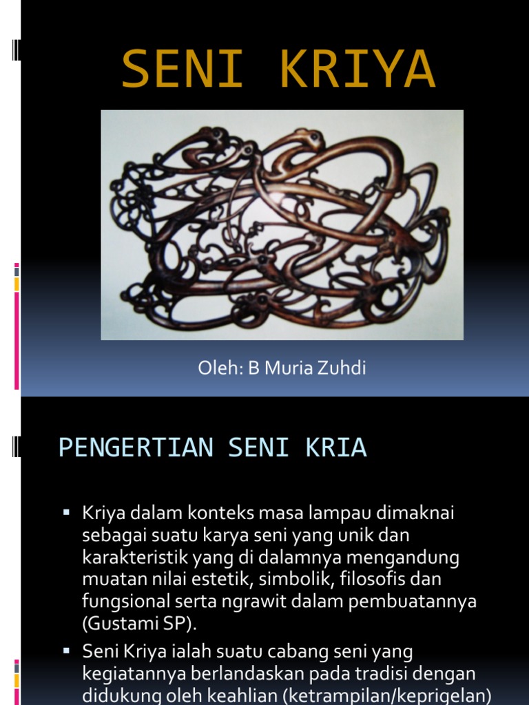 02 - Konsep Seni Kriya | PDF