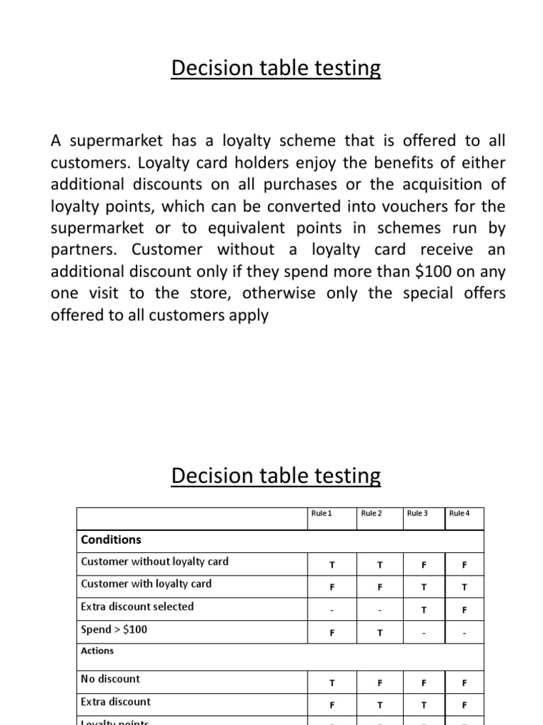 Decision Table Questions1 | PDF