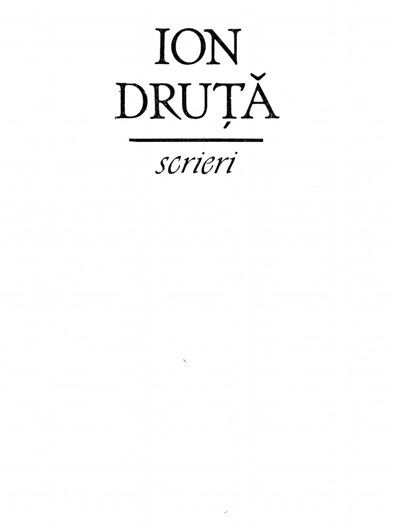 Ion Druta Povara Bunatatii Noastre SC PDF | PDF