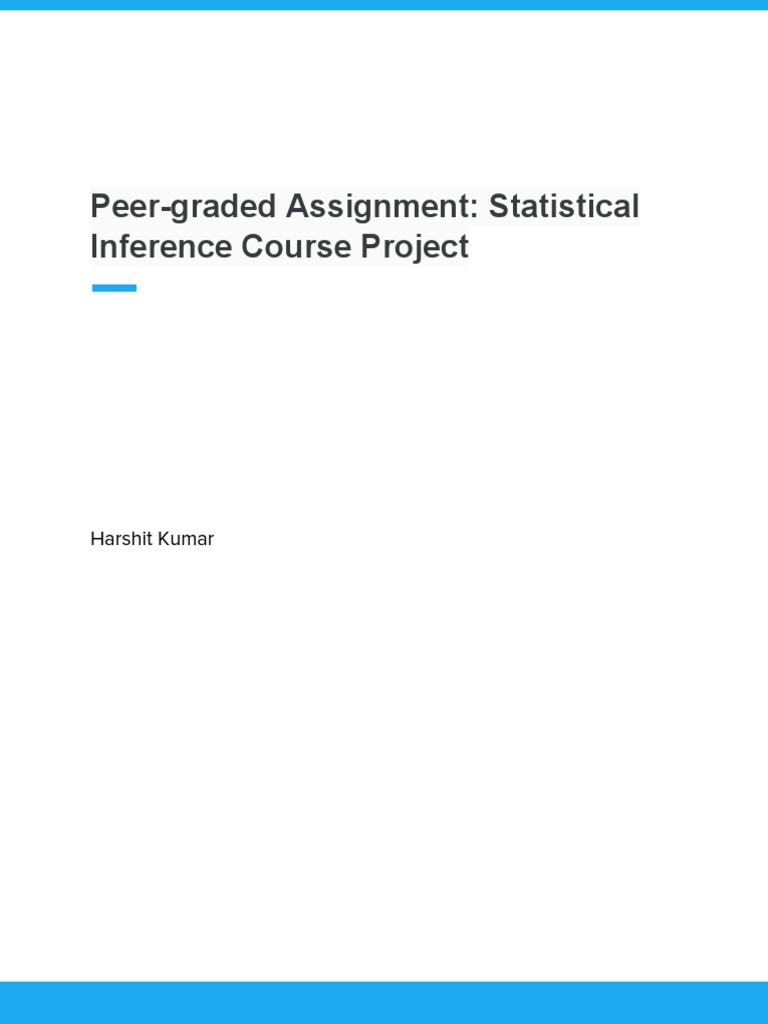 Statistical Inference Coursera Peer Project Part 2 | Download Free PDF | Data Analysis ...