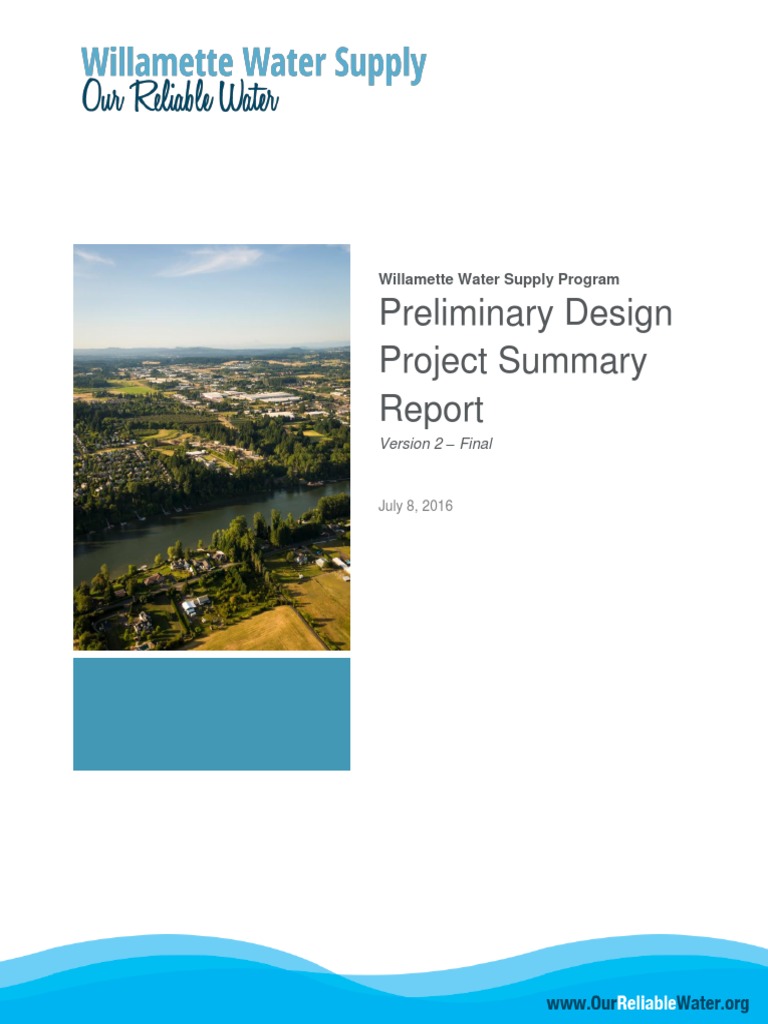 01 Preliminary Design Project Summary Report FINAL 2016 07 08 PDF | PDF ...