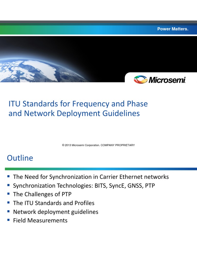 4 - ITU Standards and Network Deployment Guidelines | PDF | Multicast | Computer Network