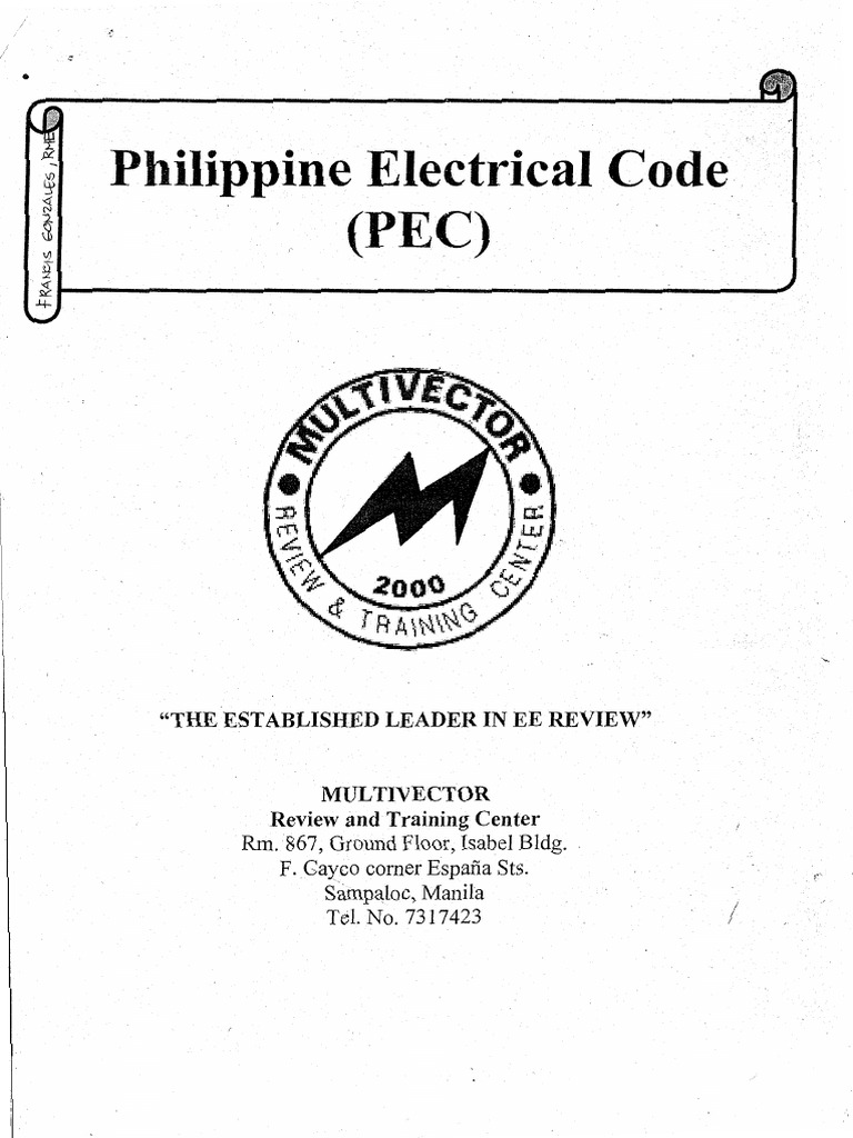 Pec PDF | PDF | Electrical Wiring | Insulator (Electricity)