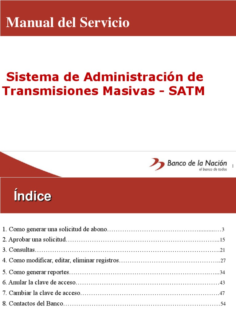Manual Satm PDF | PDF