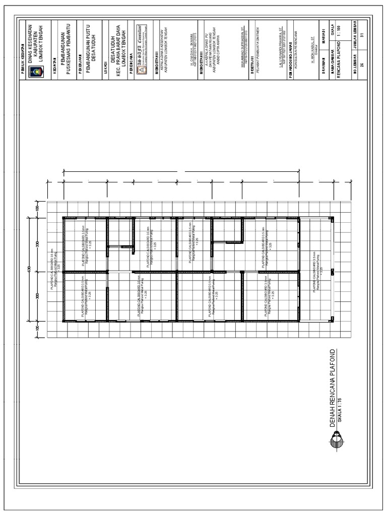 Denah Rencana Plafond | PDF