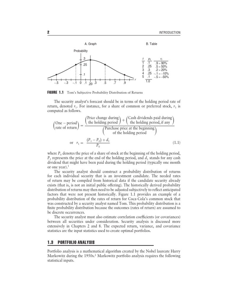 Análisis de Portafolio - Markowitz | PDF | Modern Portfolio Theory | Variance
