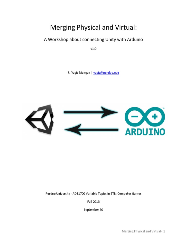 Unity Arduino | PDF | String (Computer Science) | Arduino