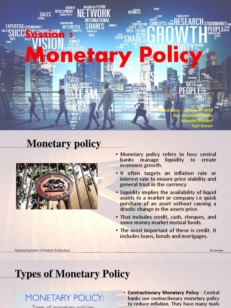 Monetary Policy | PDF | Monetary Policy | Reserve Bank Of India