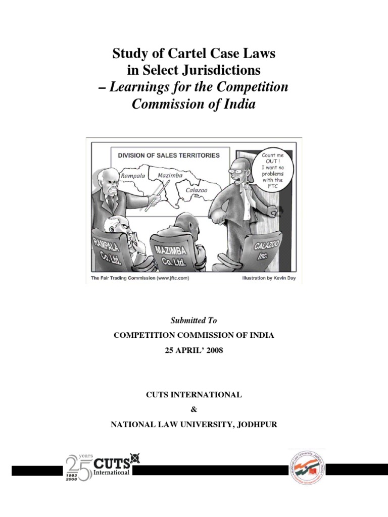 Learnings For The Competition Commission of India: Study of Cartel Case ...