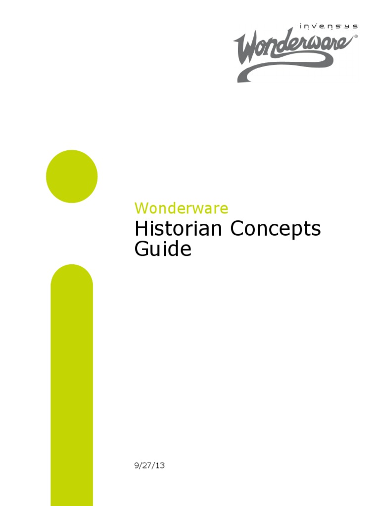 WONDERWARE 2013 Historian Concepts PDF | PDF | Microsoft Sql Server ...