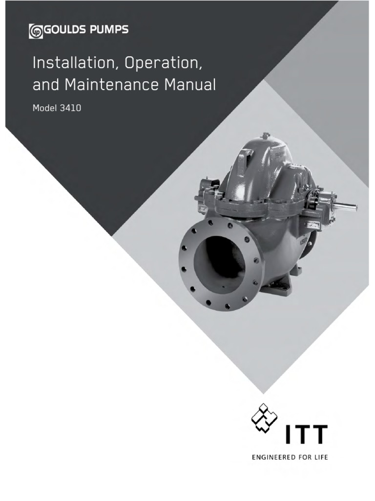 iTT MANUAL | PDF | Pump | Hazards