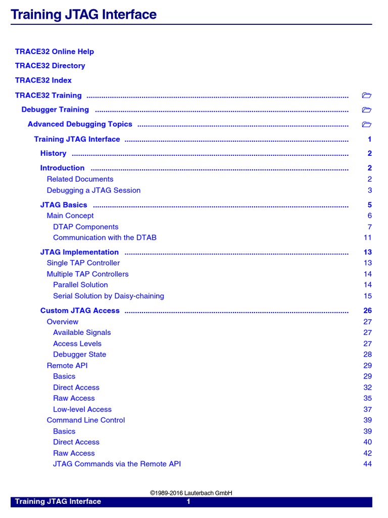 Training Jtag | Download Free PDF | Application Programming Interface | Computer Architecture