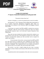 Narrative Report On Earthquake Drill | PDF | Earthquakes | Emergency ...