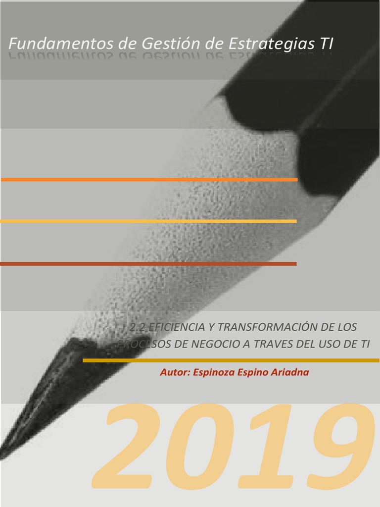 Eficiencia y Transformación de Los Procesos de Negocio a Través Del Uso de Ti | PDF | Itil ...