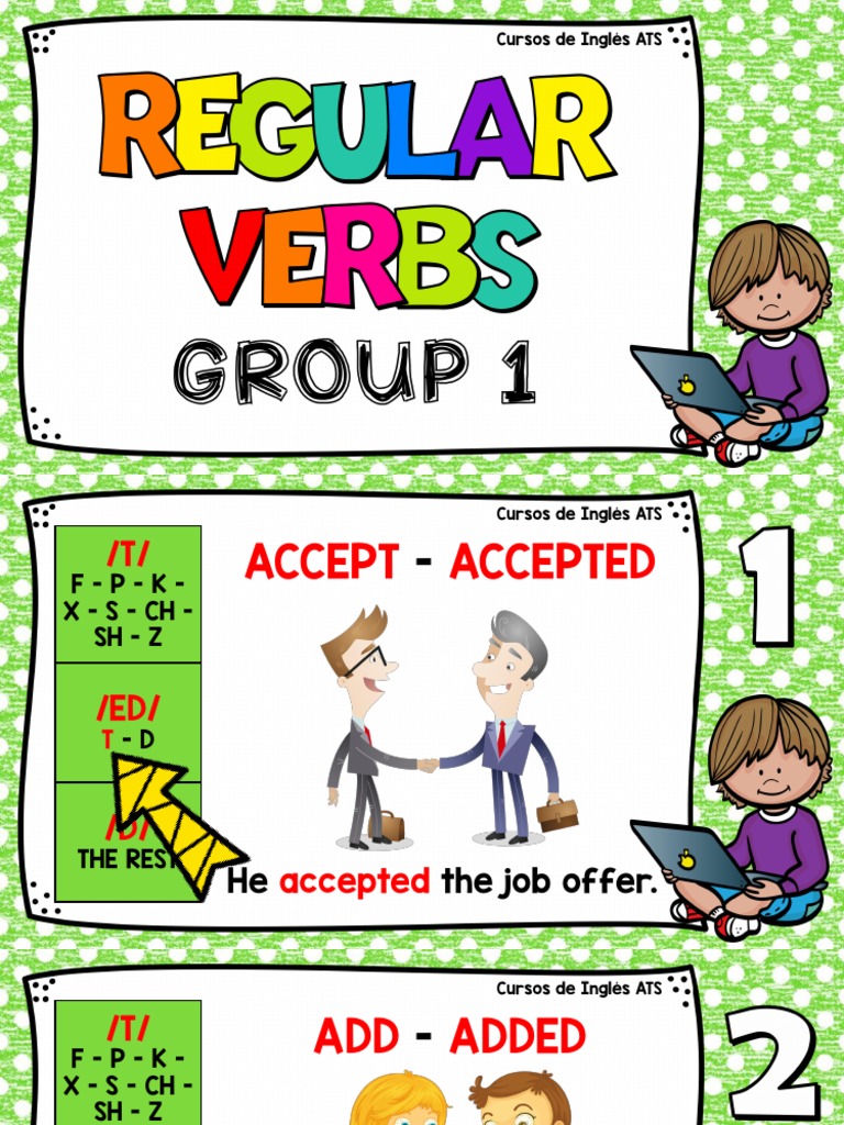 Lista De Verbos Regulares Grupo 1 Guia De Estudio Pdf Pdf