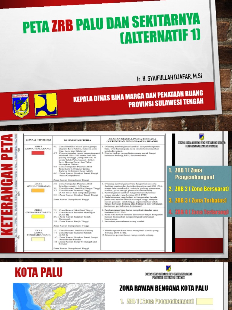 Peta Zona Rawan Bencana Palu | PDF