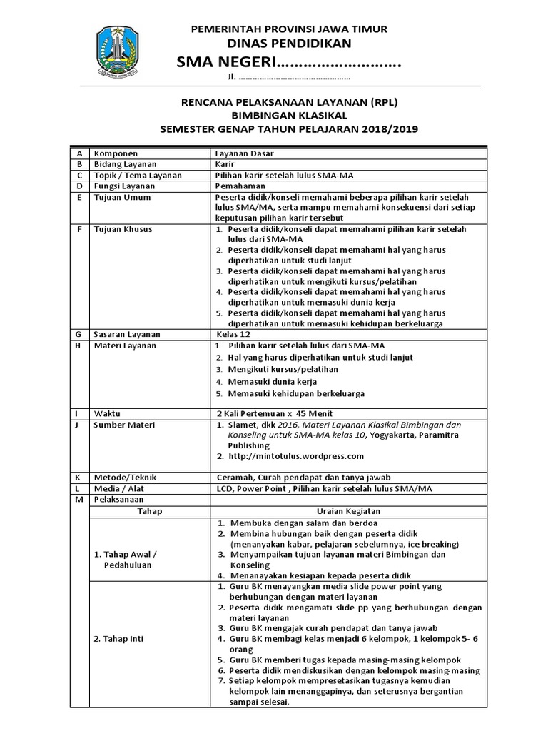 Pilihan Karir Setelah Lulus SMA | PDF
