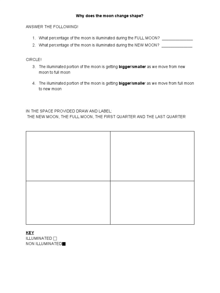 Moonwork Sheet PDF | PDF | Self-Improvement | Science & Mathematics