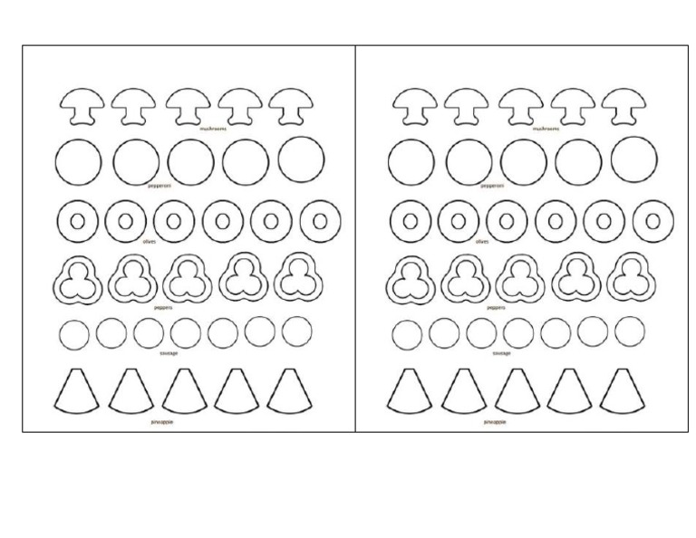Pizza Topping Template | PDF