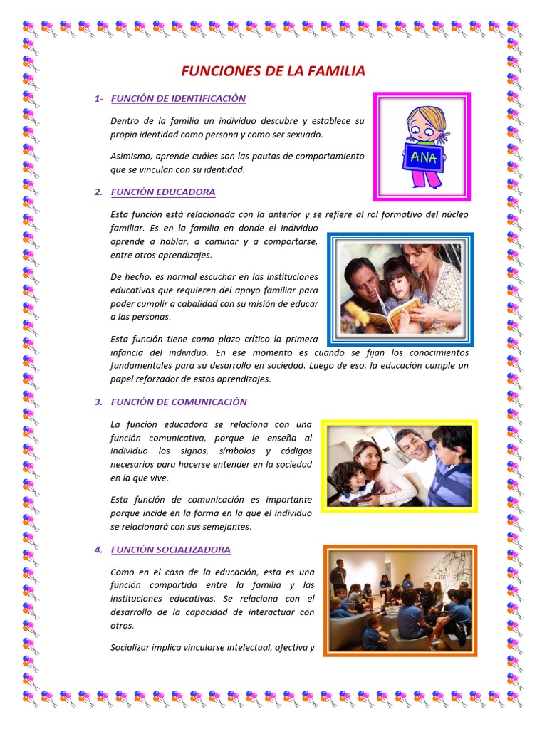 La Importancia Social Y Funcion De La Familia