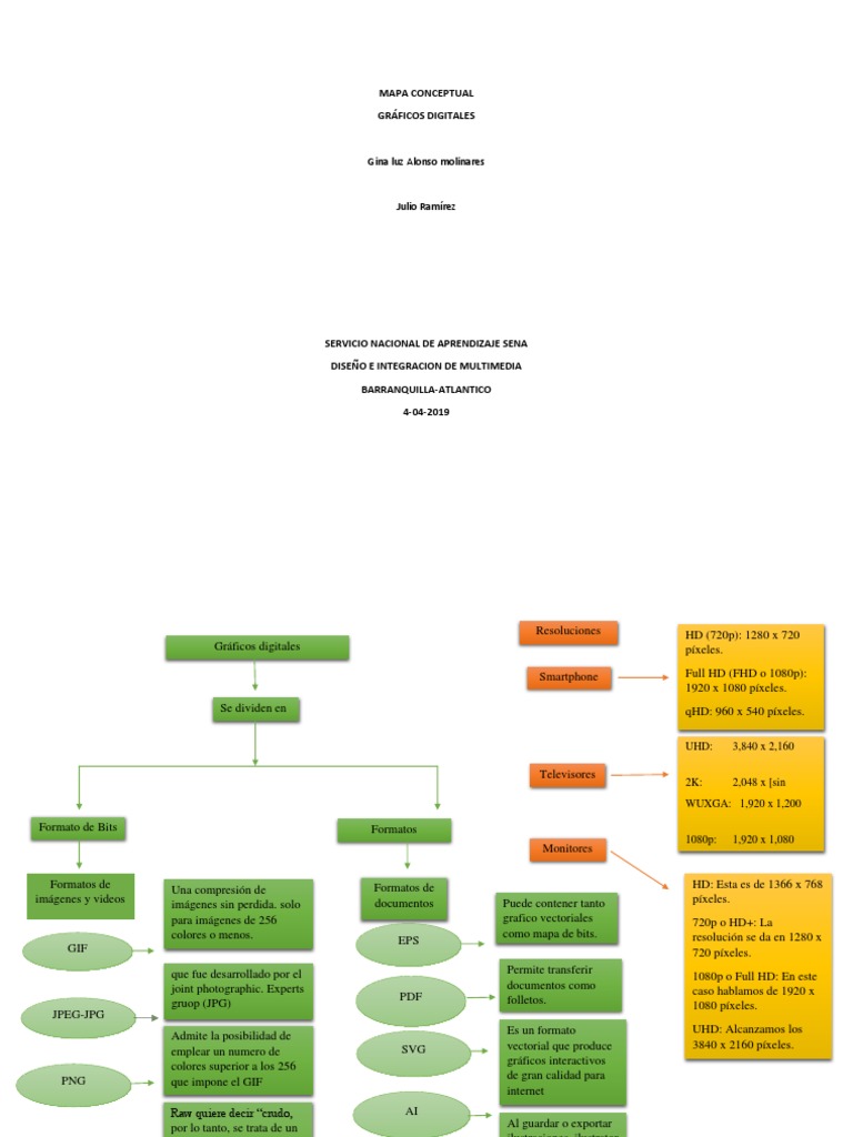 Mapa Conceptual | PDF | Formato de imagen sin procesar | Píxel