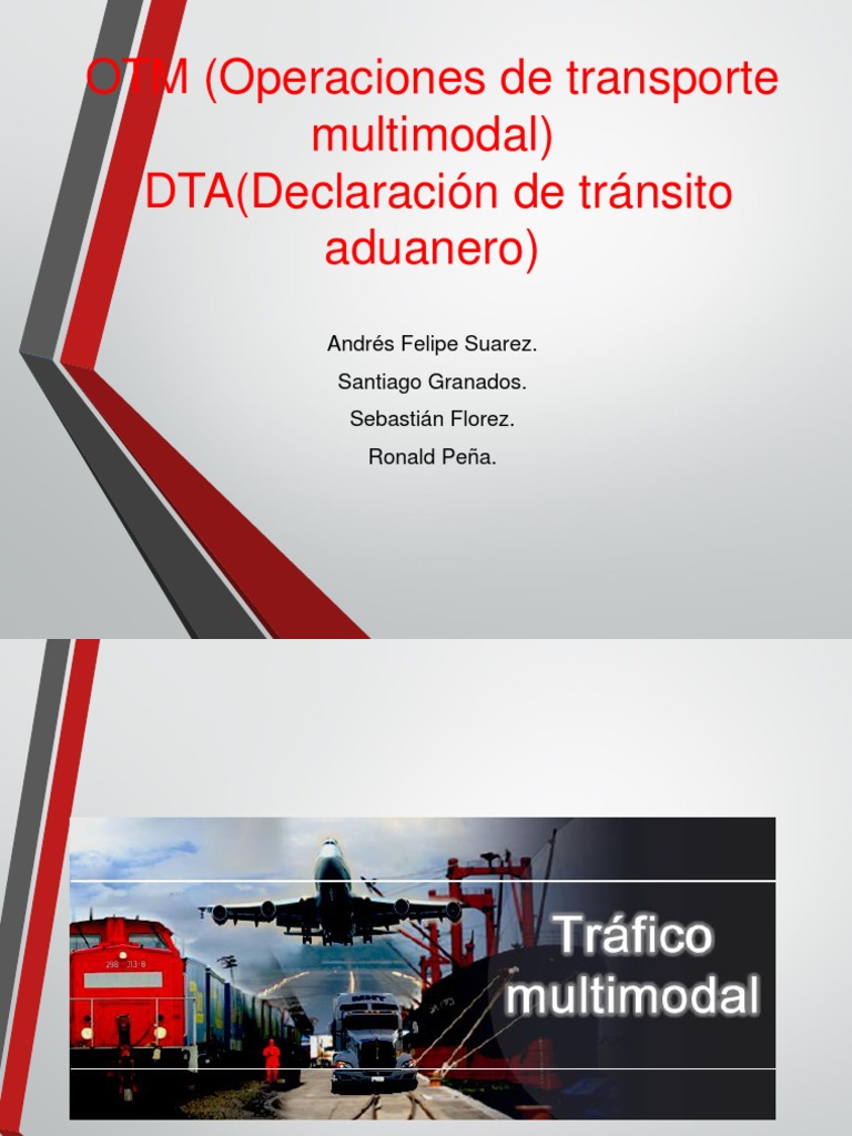 Otm y Dta | PDF | aduana | Transporte
