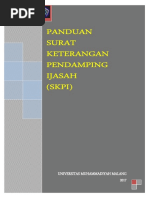 Panduan Skpi 2022 | PDF