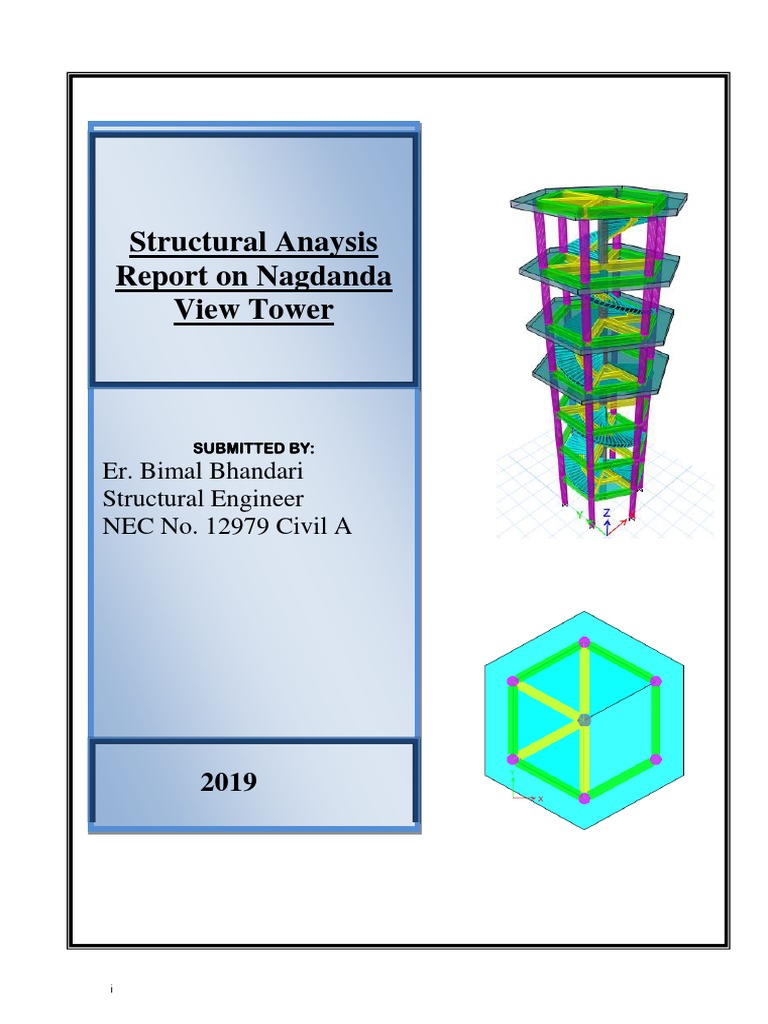 Structural Anaysis Report On Nagdanda View Tower: Er. Bimal Bhandari ...