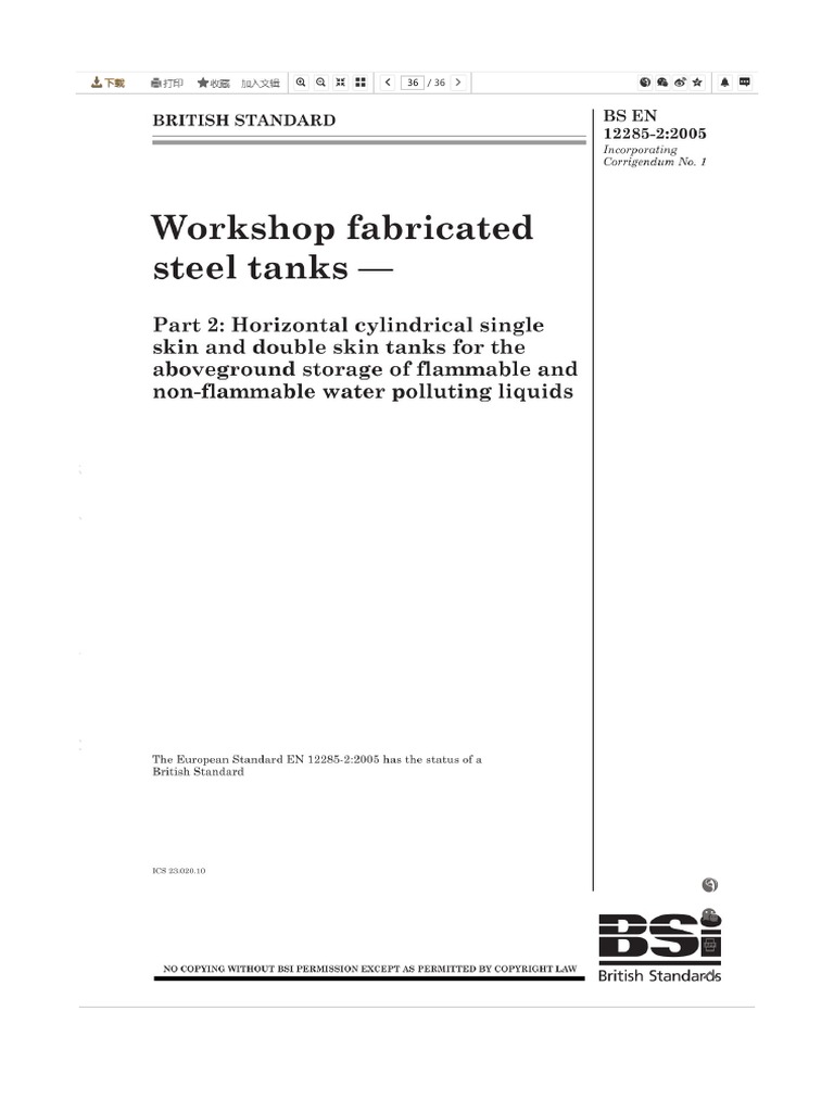 En 12285-2 2005 PDF | PDF