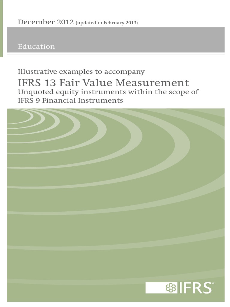 IFRS 13-Eng PDF | PDF | Fair Value | Valuation (Finance)