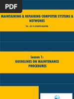 Maintain and Repair Computer Systems and Network | PDF | Computer ...
