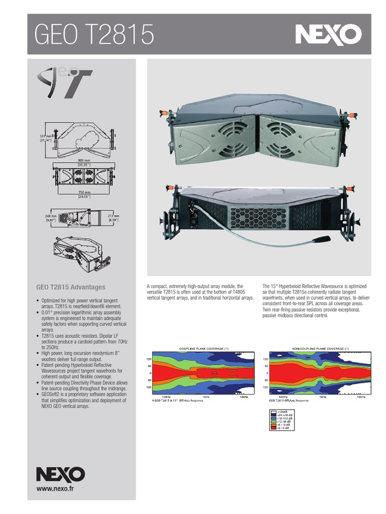 GEOT Data Sheets PDF | PDF | Loudspeaker | Amplifier