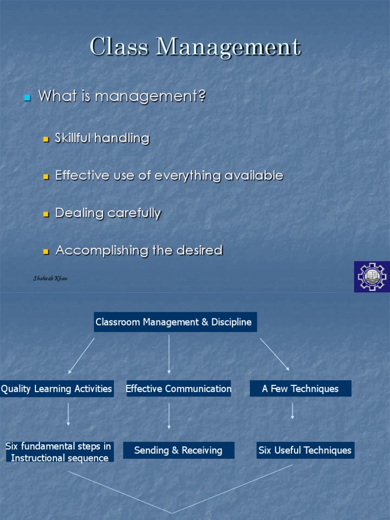 Classroom Management Techniques Guide | PDF | Classroom Management ...