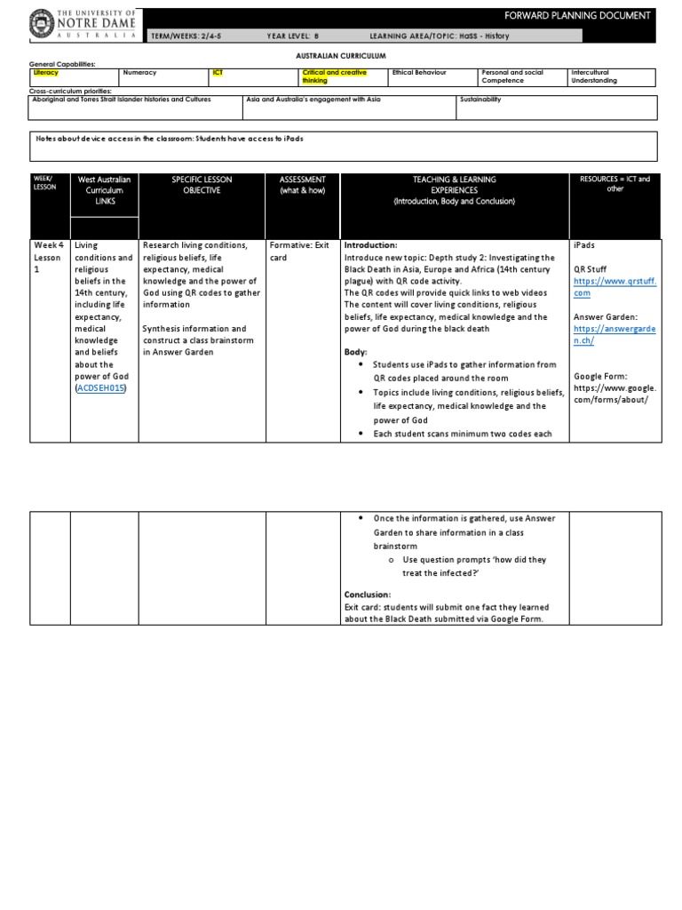 Lesson Plan Ict | PDF | Educational Technology | Curriculum