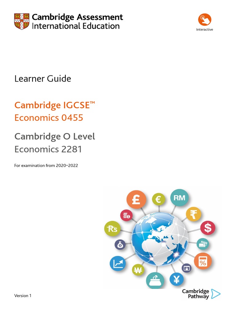 Learner Guide: Cambridge IGCSE Economics 0455 | Download Free PDF ...