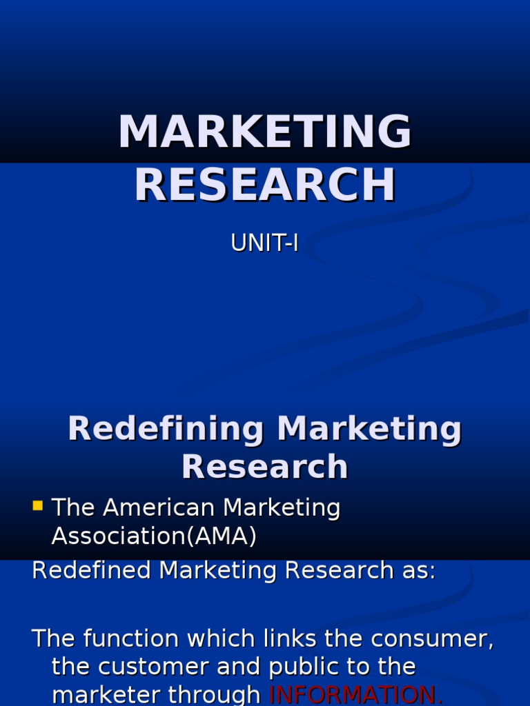 Marketing Research | PDF | Marketing Research | Marketing