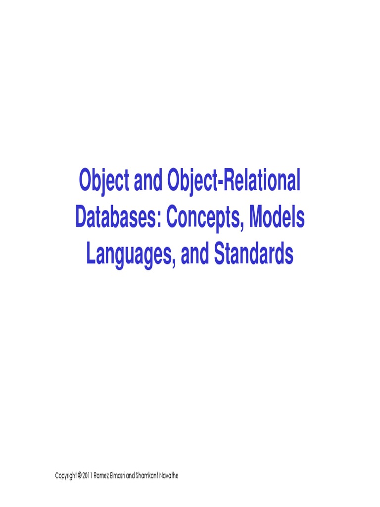 Oodb Pdf Object Oriented Programming Inheritance Object Oriented Programming
