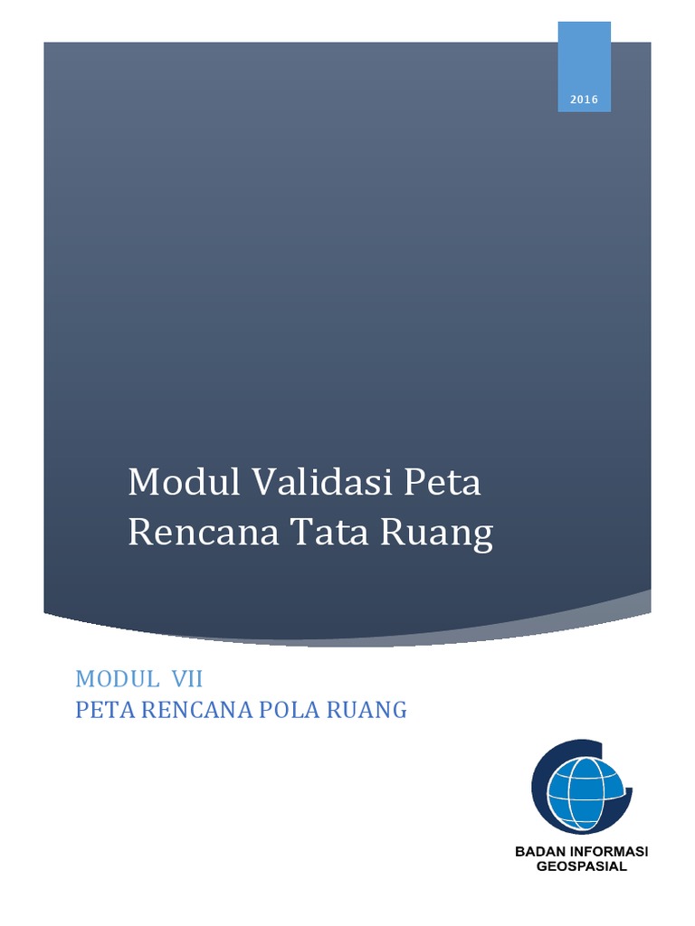 Modul Validasi Peta | PDF