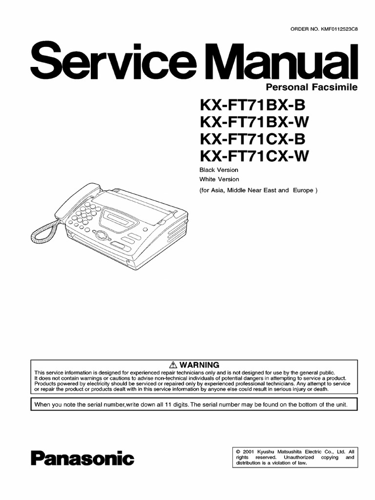 KX FT71 PDF | PDF