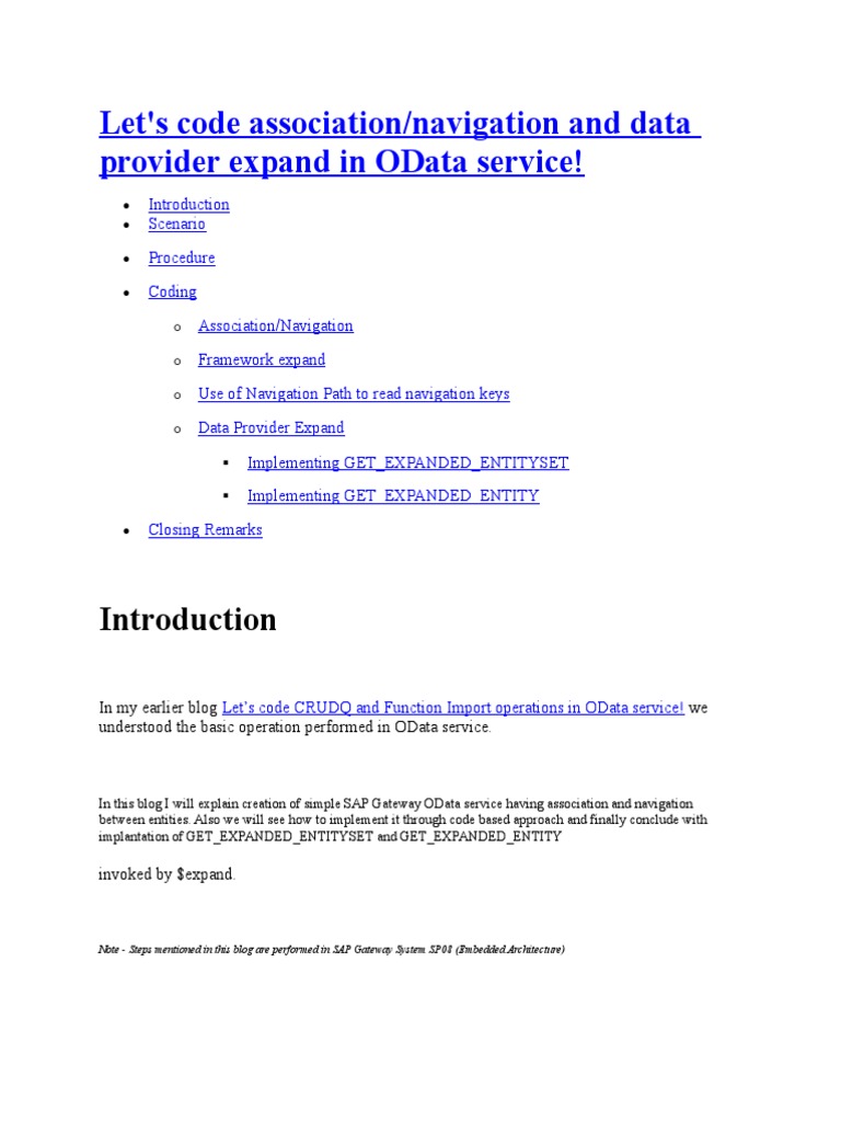 Association - Navigation and Data Provider Expand in OData Service ...