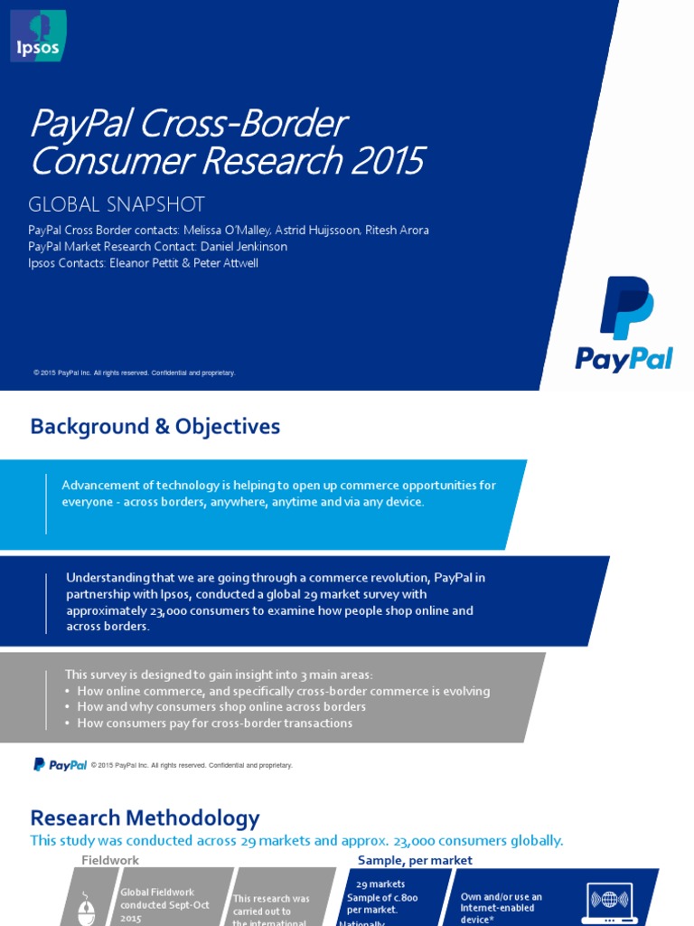 Paypal Insights World Report Pdf Online Shopping Pay Pal