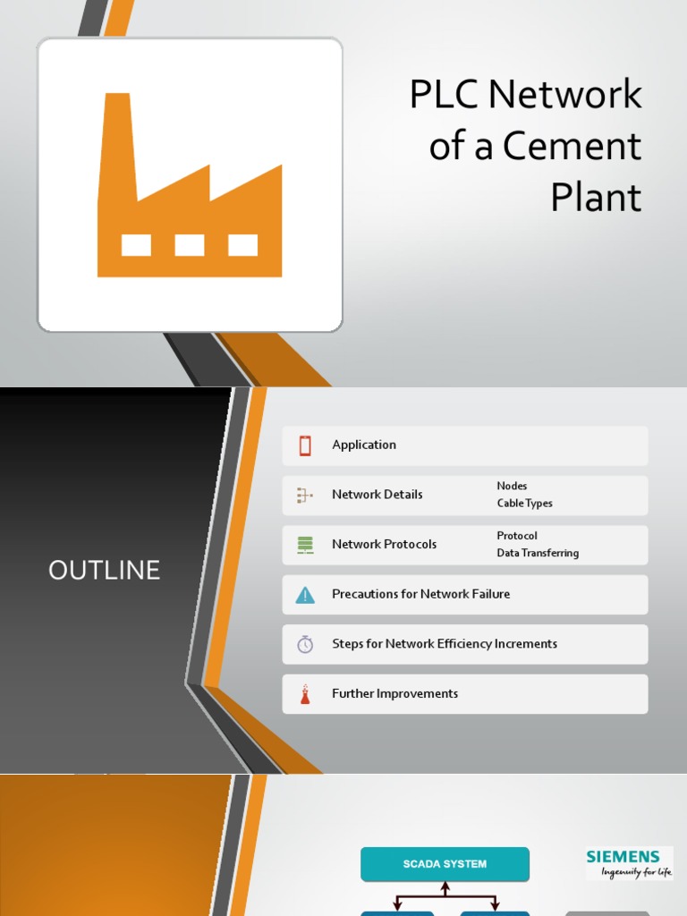 PLC Network of A Cement Plant | PDF