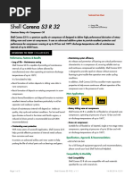 Shell Turbo Oil T 32 Datasheet | PDF | Motor Oil | Turbocharger