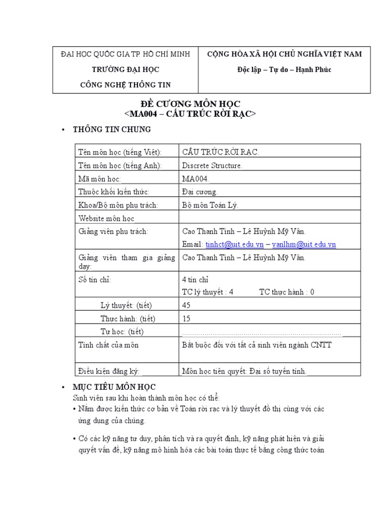 De Cuong Chi Tiet CTRR | PDF