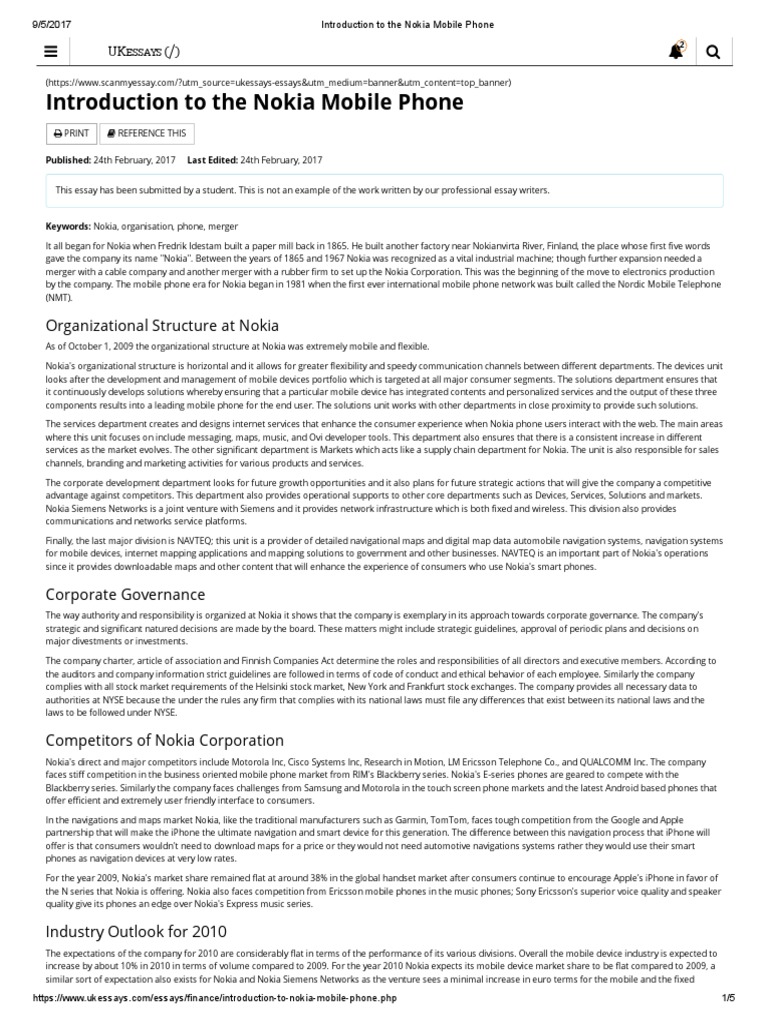 Nokia PDF | PDF | Nokia | Hedge (Finance)